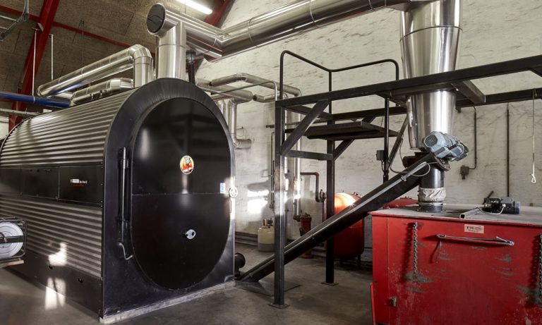 Straw-fired-boiler (automatic)